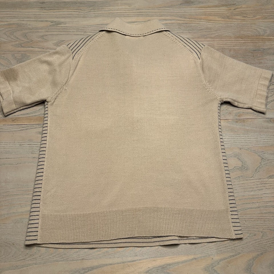 READ Vintage 70s Sears Kings Road Knit Polo Shirt Mens M Dagger Collar ...