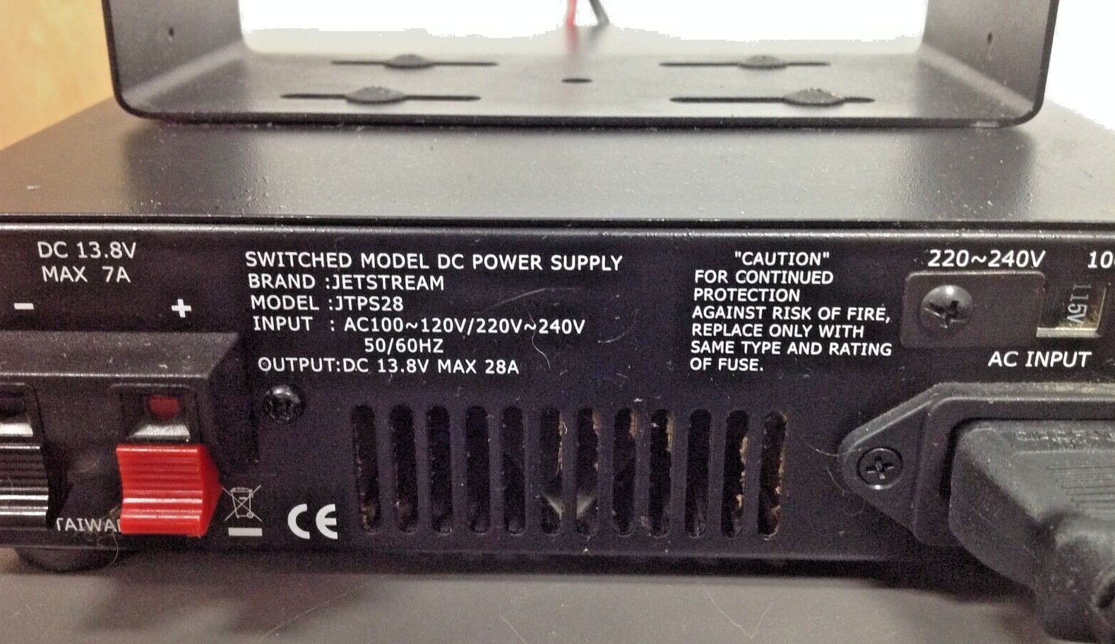 ICOM IC-F6011 UHF 8 CH, MIC, Mount and JetStream Power Supply JTPS28 ...