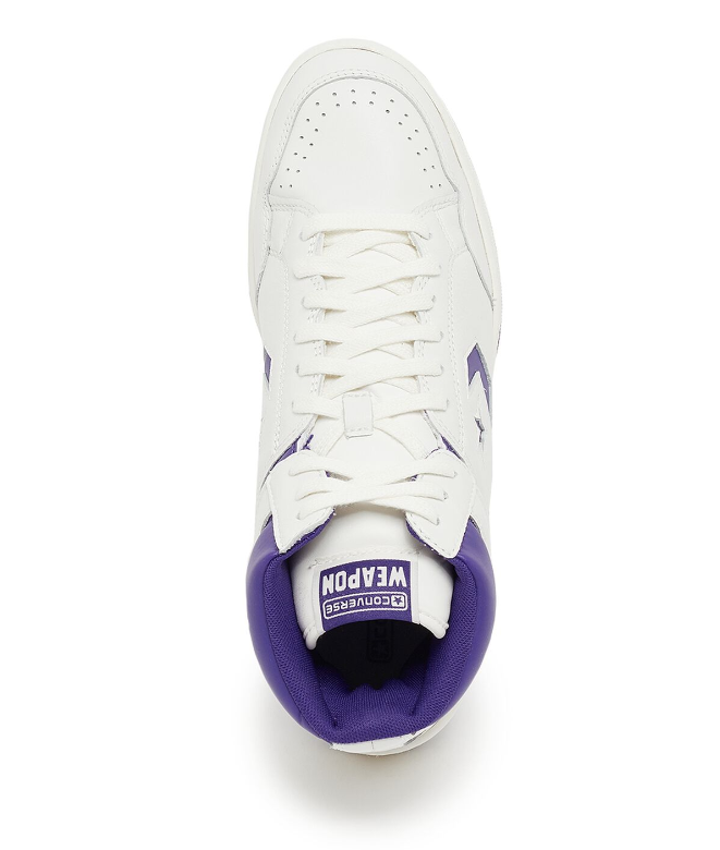 NEW Converse Weapon White Court Purple A11211C Magic Johnson Lakers DS ...