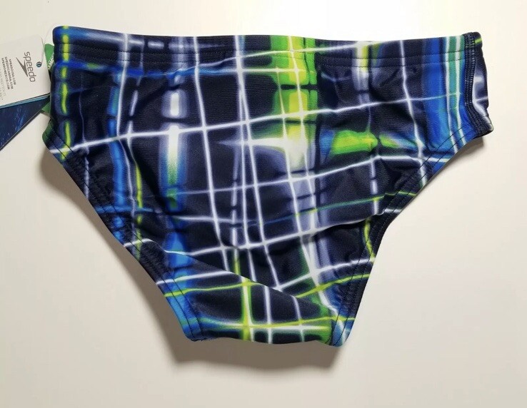 Speedo 7705707 421 Blue Green Swim Brief Bikini Speedo Small S 30 | eBay
