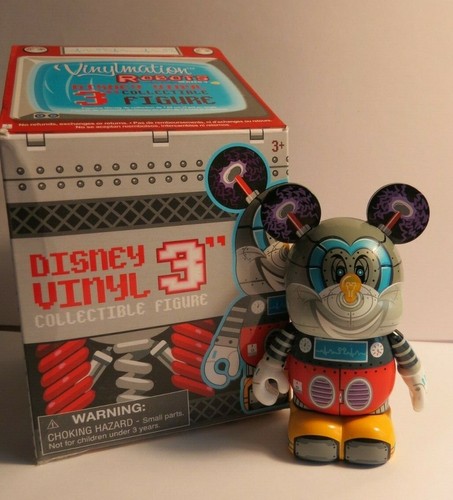 DISNEY VINYLMATION ROBOT CLASSIC MICKEY MOUSE BOT 3" FIGURE / DOLL | eBay