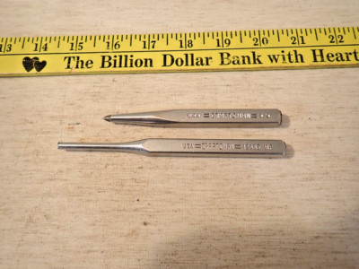 Vng Craftsman 42861 WF Center Pin Punch &42885 WF 3/16" Pin Punch made ...