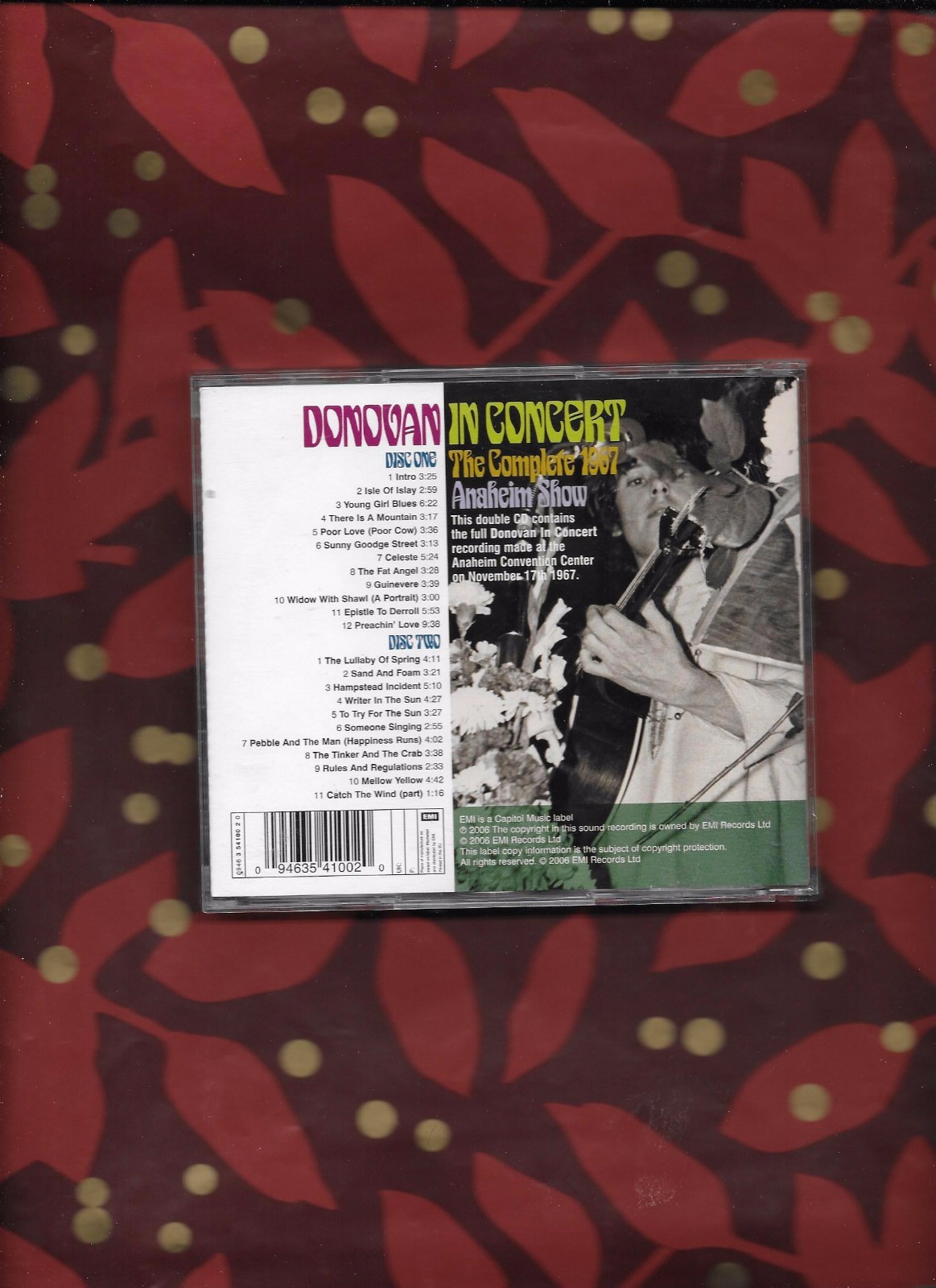 In Concert [The Complete 1967 Anaheim Show] [Remaster] by Donovan (CD ...