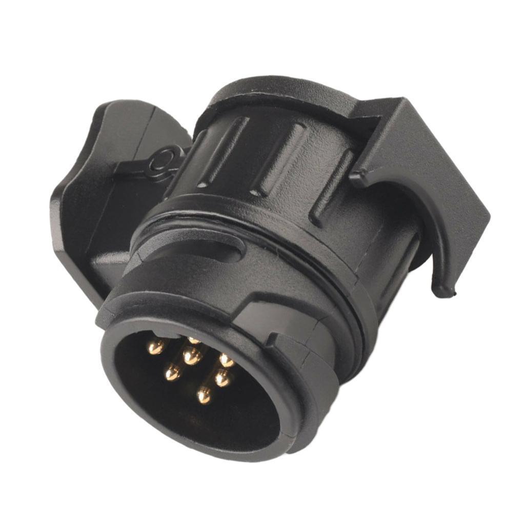 1 Pieces Caravan 13 pin to 7 pin Towbar Towing Socket Adapter Converter ...