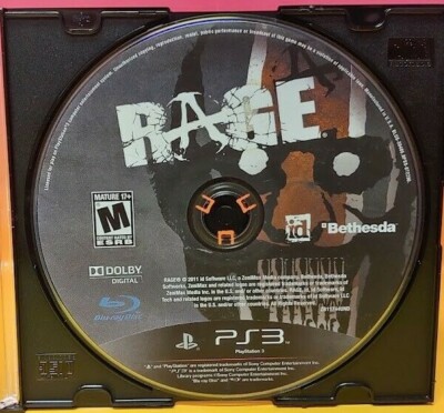 Rage - PS3 Sony Playstation 3 GAME Tested Working | eBay