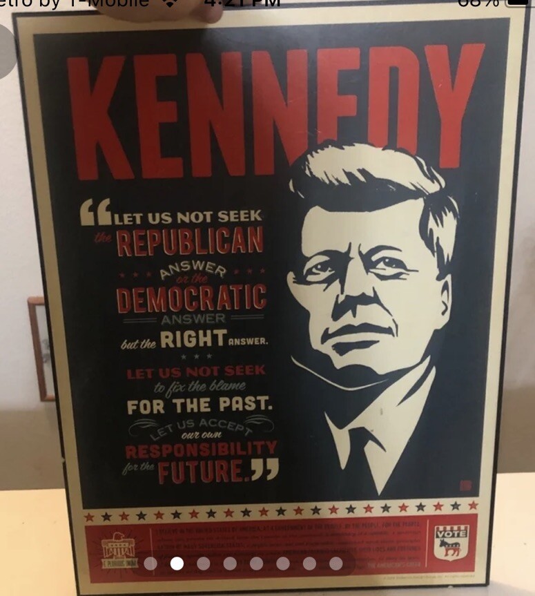 John F Kennedy Jr Wooden Plaque For Wall New Condition 12w 16L | eBay