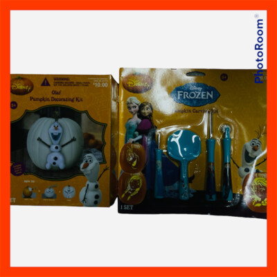Disney Frozen Olaf & Elsa Pumpkin Decorating Kit New | eBay