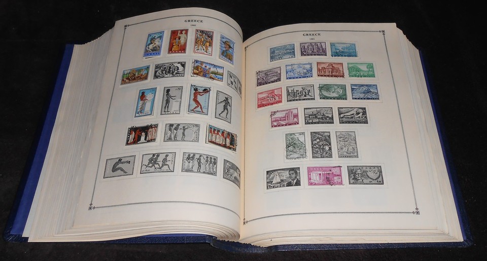 Scott International Blue Stamp Album 1960-1965 Part V Four With Stamps ...