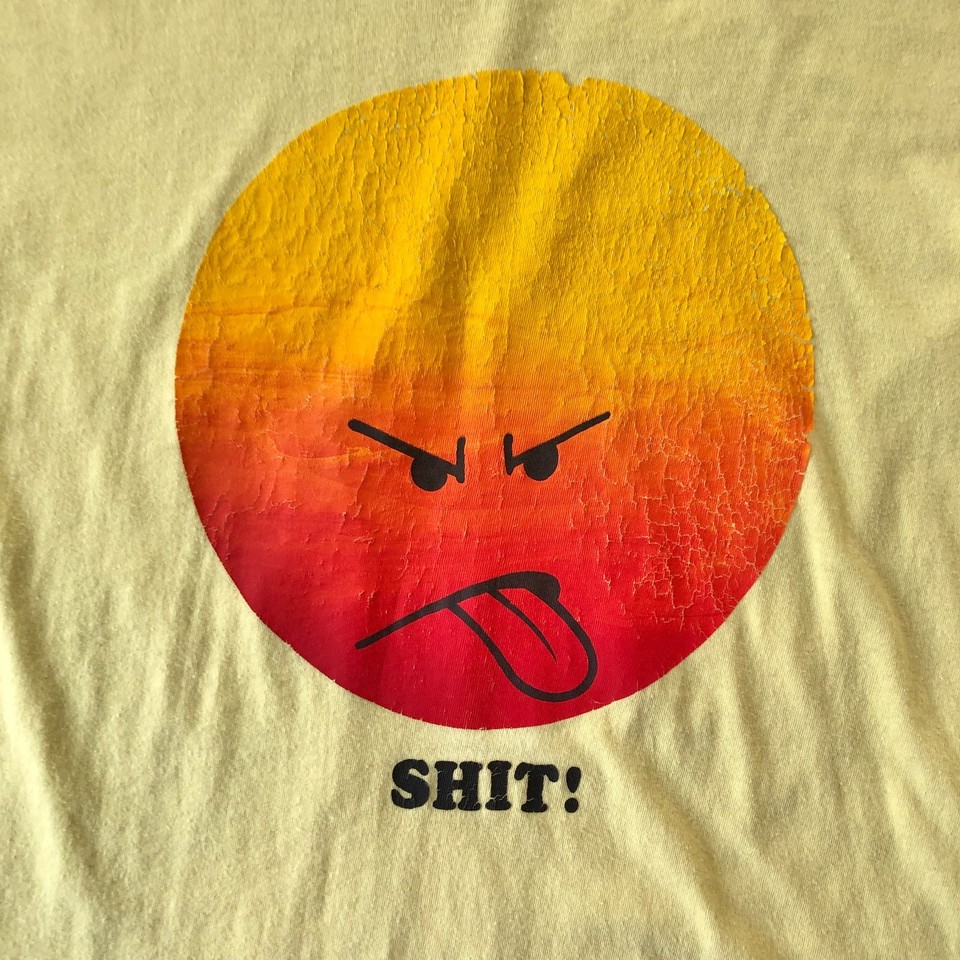 VTG USA 70s Las Vegas Sun Heat Wave Face Sh@!% T Shirt XL | eBay