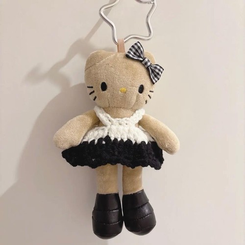Hello Kitty Tanned Knit Long Legs Style Up Mascot Keychain | eBay