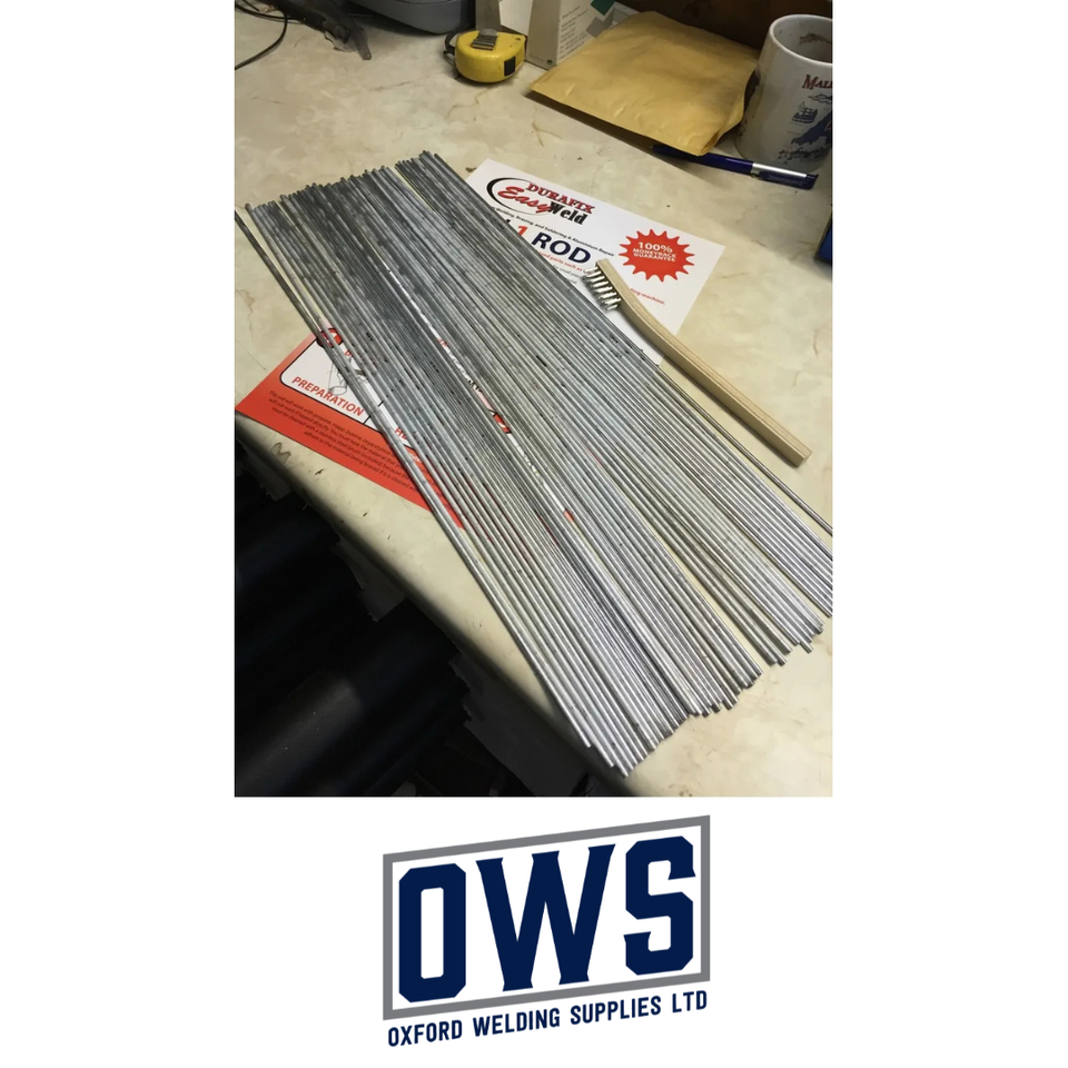 Aluminium Welding Brazing + Soldering Low Temp Durafix Easyweld UK Rods ...