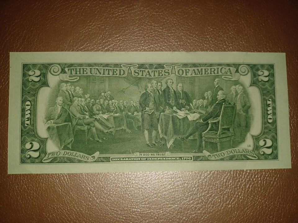 Crispy Excellent Condition Genuine $2.00 Dollar Uncirculated U.S. Bills ...