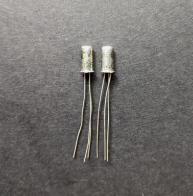 AC 125 germanium PNP transistors Tungsram NOS =NKT275 matched HFE 2pcs ...