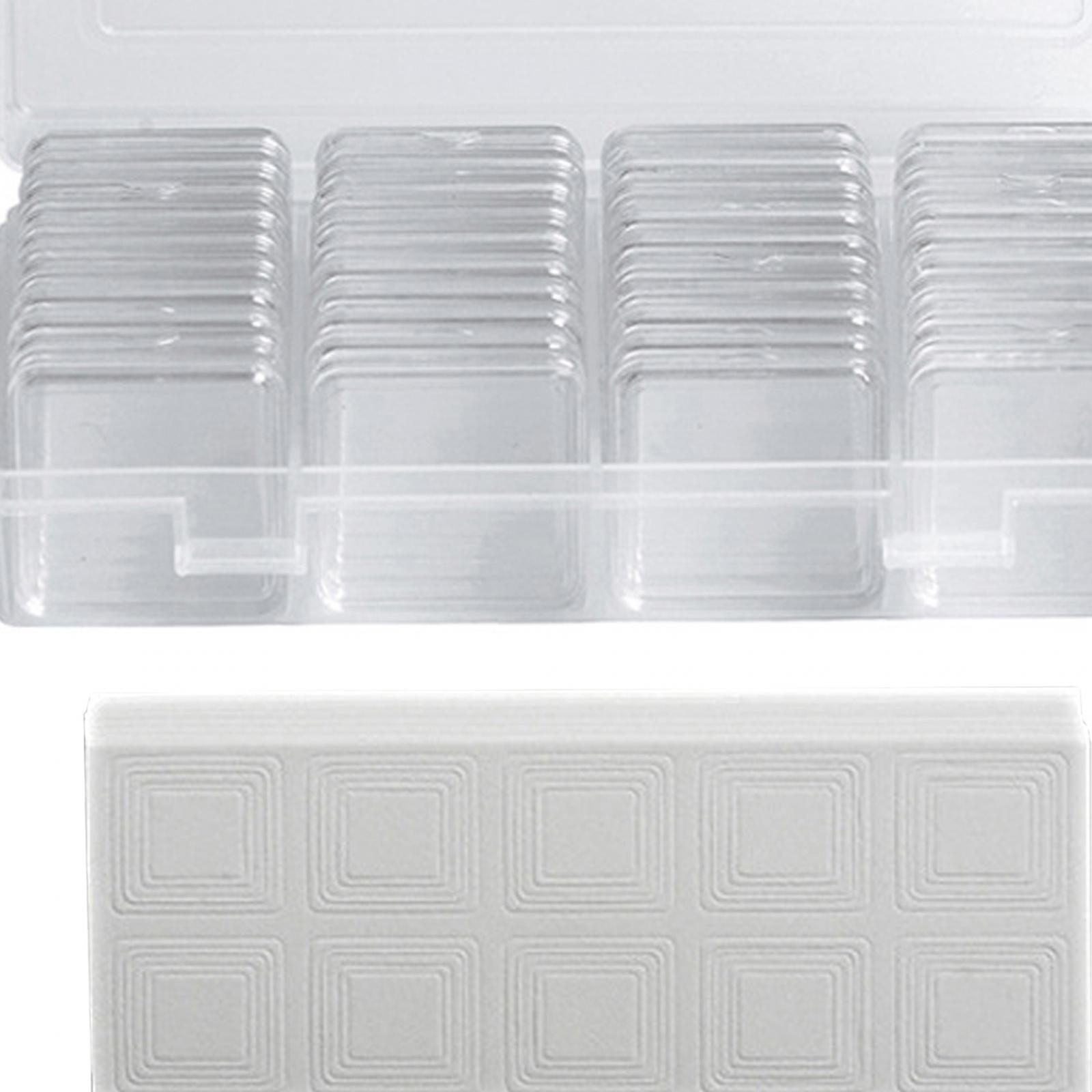 40 Pieces Coin Capsules with Storage Organizer 5 Sizes with Inner Pads ...