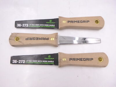 3 Pack Primeline Tools 4" Felt Knife with Wood Handle 36-273 | eBay