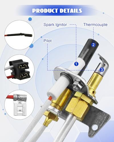 100112330 Water Heater Pilot Assembly Fit for Reliance/AO Smith ...