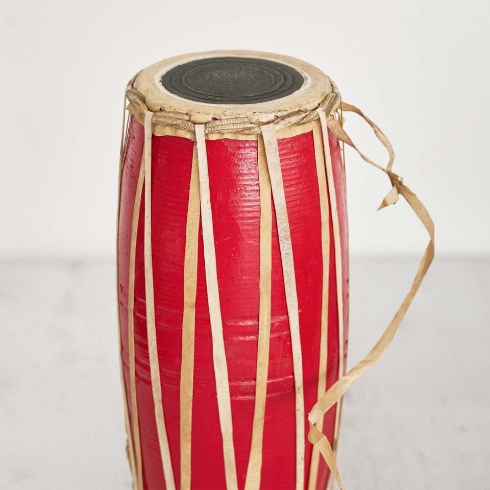 Hand Made Dholak Bhangra Dholki Drum Instrument 46cm | eBay