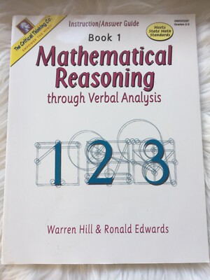 Mathematical Reasoning Book 1 - Instruction / Answer Guide : Through ...