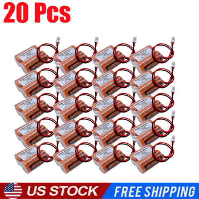 20 Pack For Mitsubishi MR-BAT6V1 2CR17335A WK17 6V 1800mAh battery with ...