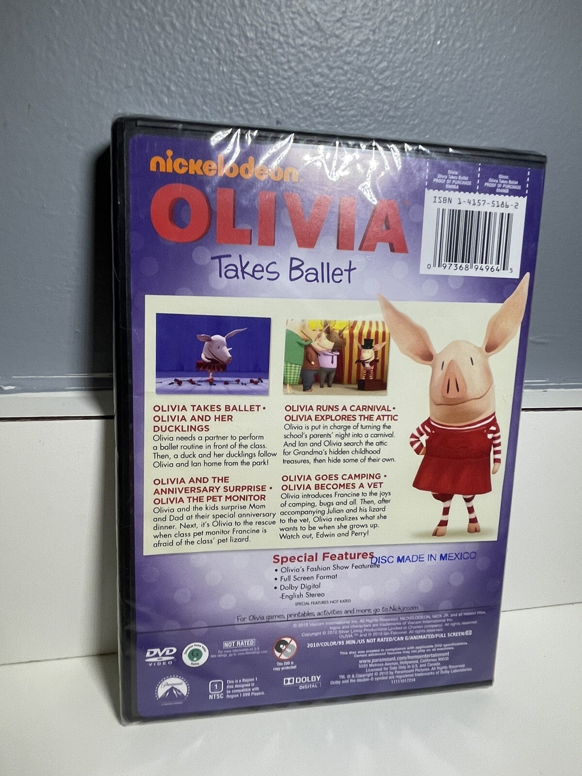 Olivia: Olivia Takes Ballet (DVD, 2010) Brand New Sealed Dvd Nickelodeon 97368949645| eBay