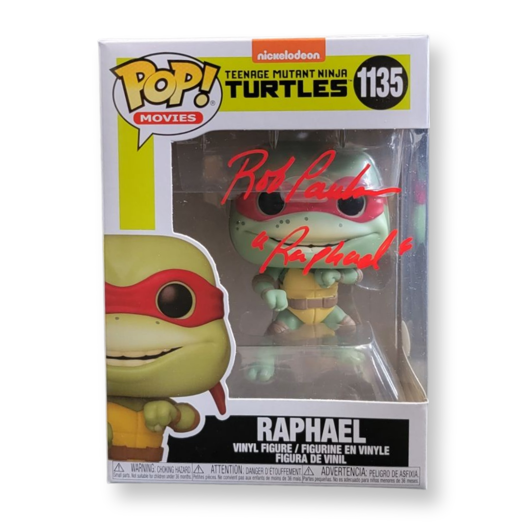 ROB PAULSEN SIGNED RAPHAEL TMNT FUNKO POP! JSA AUTHENTICATED | eBay