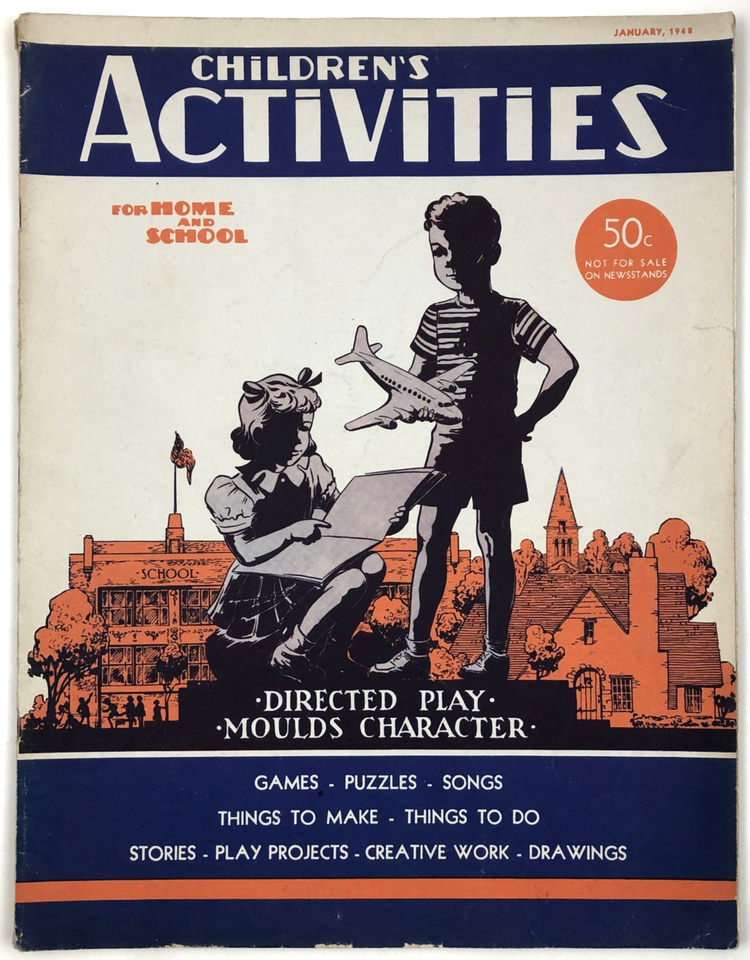15 Vintage 1940s Children's Activities for Home and School Magazines ...