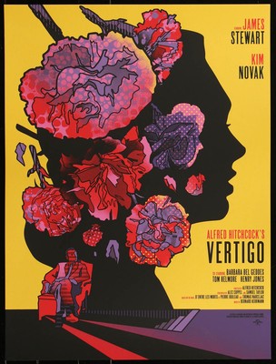 Vertigo by We Buy Your Kids 125/150 Screen Print Movie Poster Mondo ...