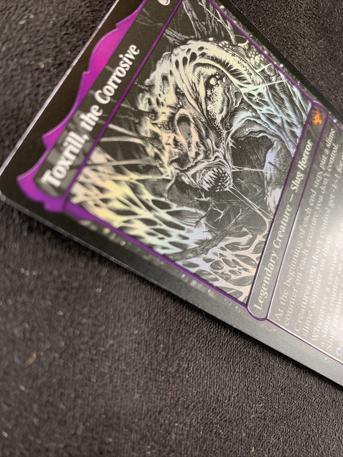 MTG Toxrill, the Corrosive VOW 321 NM SHOWCASE FOIL Special No fade ...