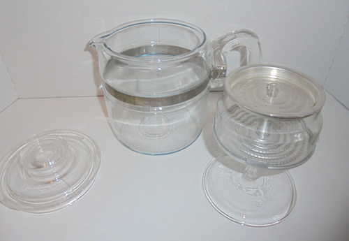 Vintage Pyrex Flameware 6 Cup Glass Coffee Pot Percolator 7756 Complete ...