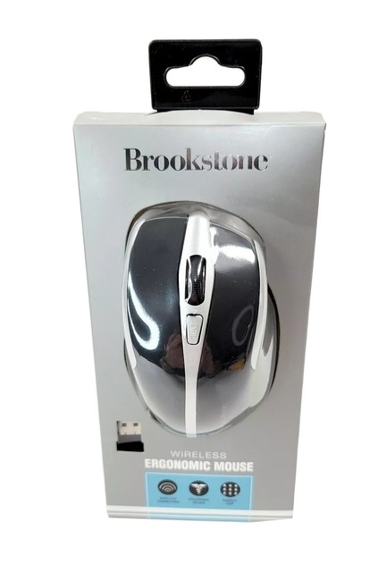 Mouse Ergonomic Wireless Brookstone Model Brm2020b for sale online | eBay