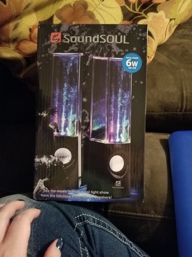 SoundSOUL Water Dancing Speakers Light Show Fountain LED 3.5mm Audio ...
