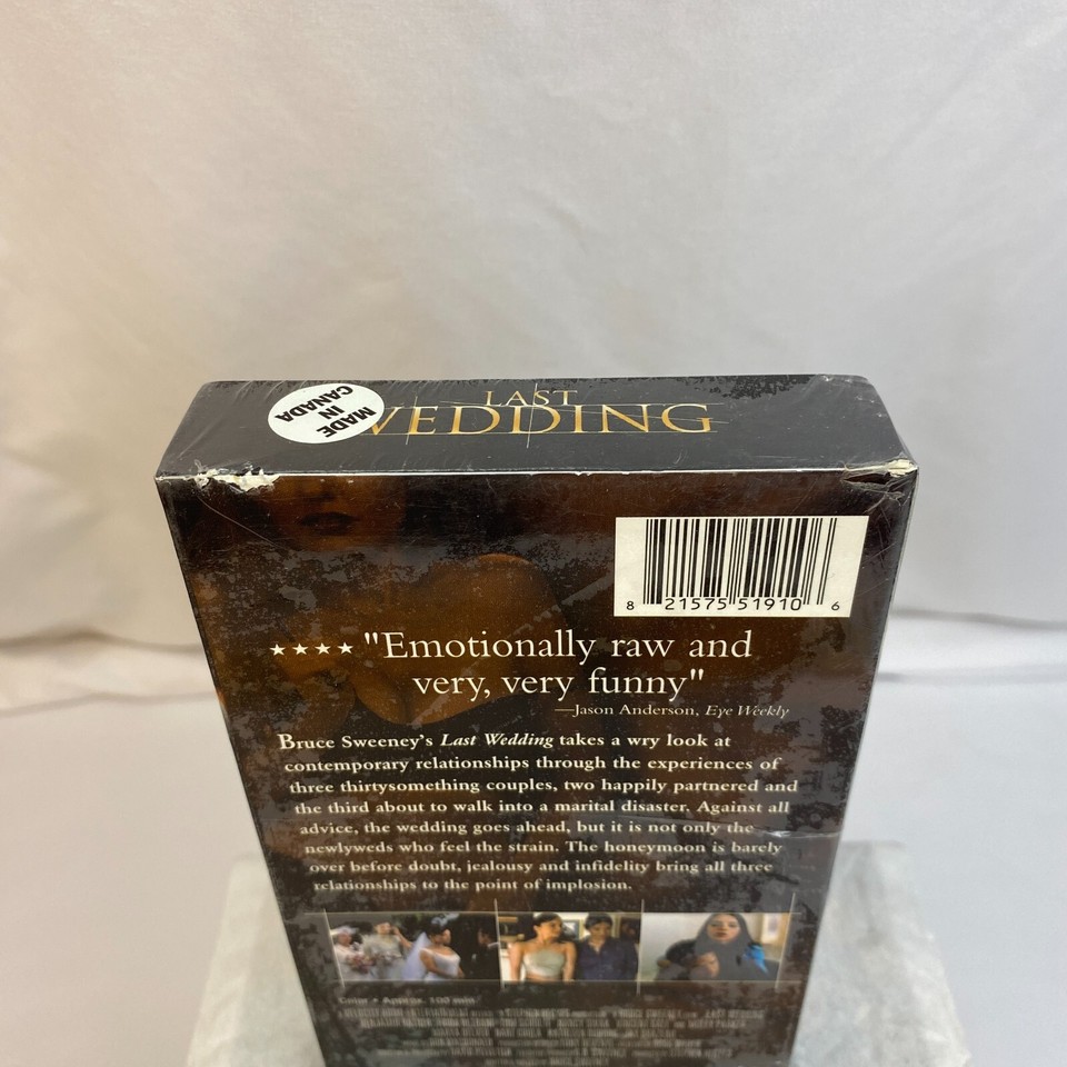 Last Wedding VHS Video (TMN, 2001) Frida Betrani - SEALED/BRAND NEW ...