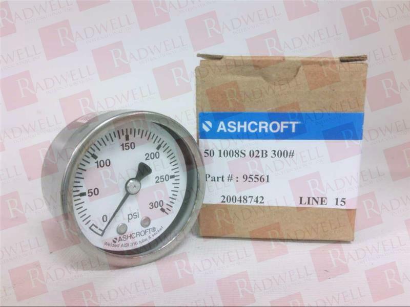 ASHCROFT 50-1008S-02B-300 RQANS1 501008S02B300 for sale online | eBay