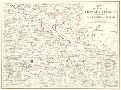 Pre-1900 - Napoleon War 1848 Map