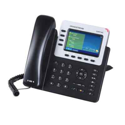 Grandstream GXP2140 Enterprise IP Phone 4 Line 4 SIP Gigabit color LCD ...