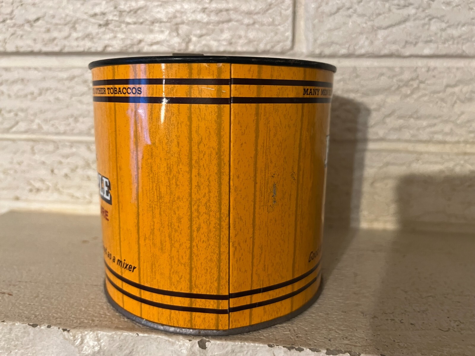 VINTAGE RUM AND MAPLE PIPE TOBACCO TIN : COLLECTIBLE ADVERTISING ...