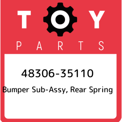 48306-35110 Toyota Bumper sub-assy, rear spring 4830635110, New Genuine ...