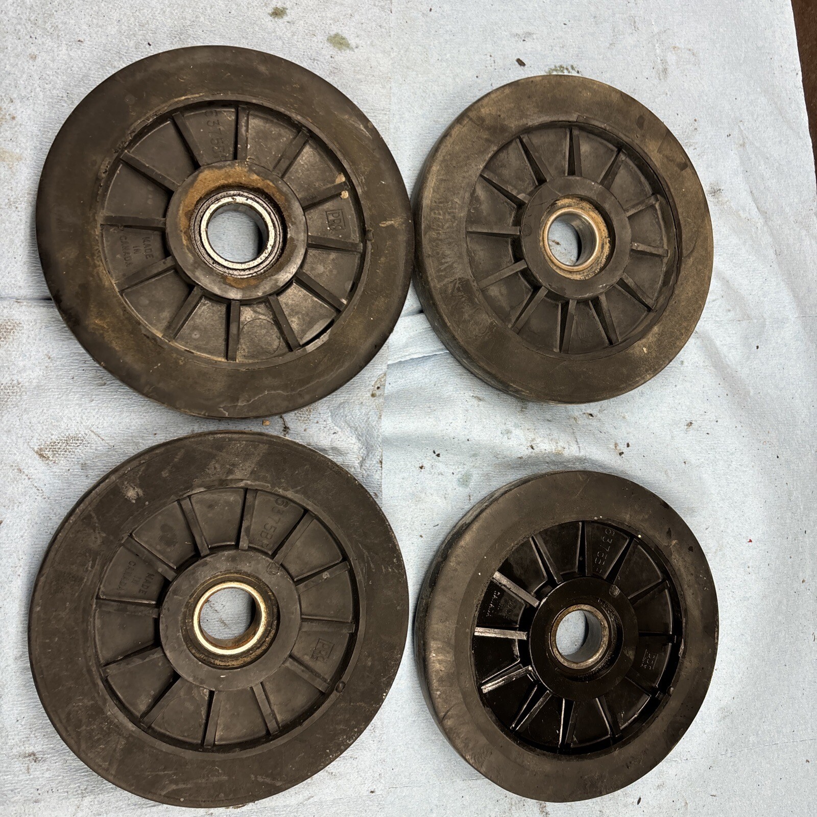 Vintage Snowmobile Polaris TXL 340 Snowmobile Suspension Bogie Wheels ...