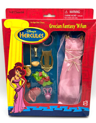 BK~ #H NIB BARBIE DOLL MATTEL HERCULES FASHION GERCIAN FANTASY 'N FUN ...