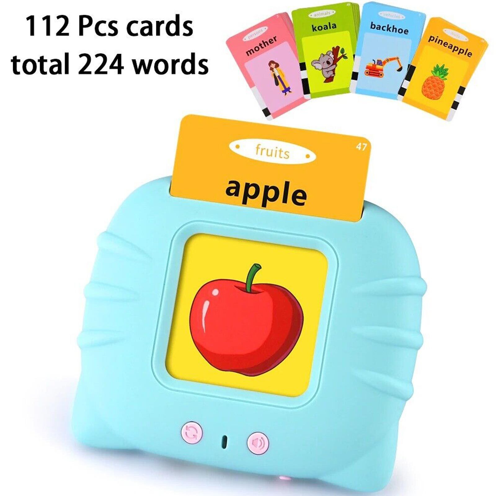 Talking Flash Cards For Toddlers Preschool Words Learning Cards Toy For ...