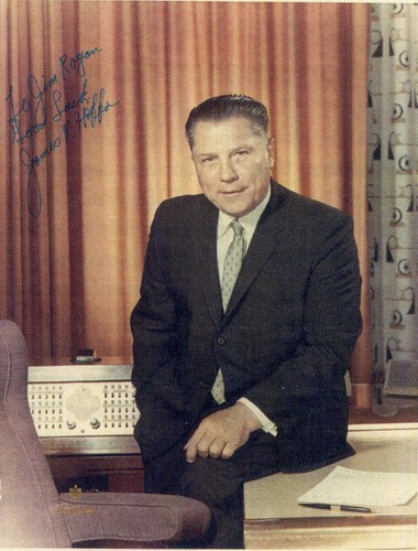 JIMMY HOFFA Signed Photograph - American Labour Union Leader MAFIA Hit ...