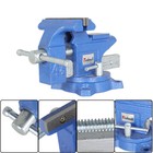 4-1/2" Bench Vise with Anvil Swivel Locking Base Table top Clamp Heavy ...