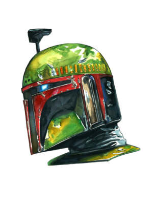 Star Wars Boba Fett Portrait by Tim Doyle Ltd Edition Poster Print MINT ...