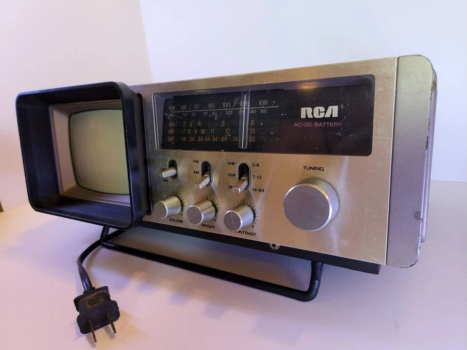 Battery Operated Tv Radio Combo
