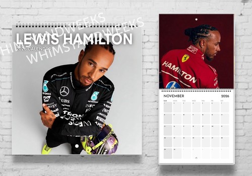 F1 2026 Wall Calendar, Formula One Racing, F1 Drivers Sports Gift for ...