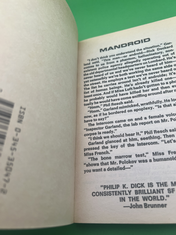 Blade Runner: Do Androids Dream of Electric Sheep by Philip Dick Dell ...