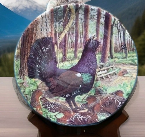 CAPERCAILLIE Derek Braithwaite Game Bird Collection Plate #6 English ...