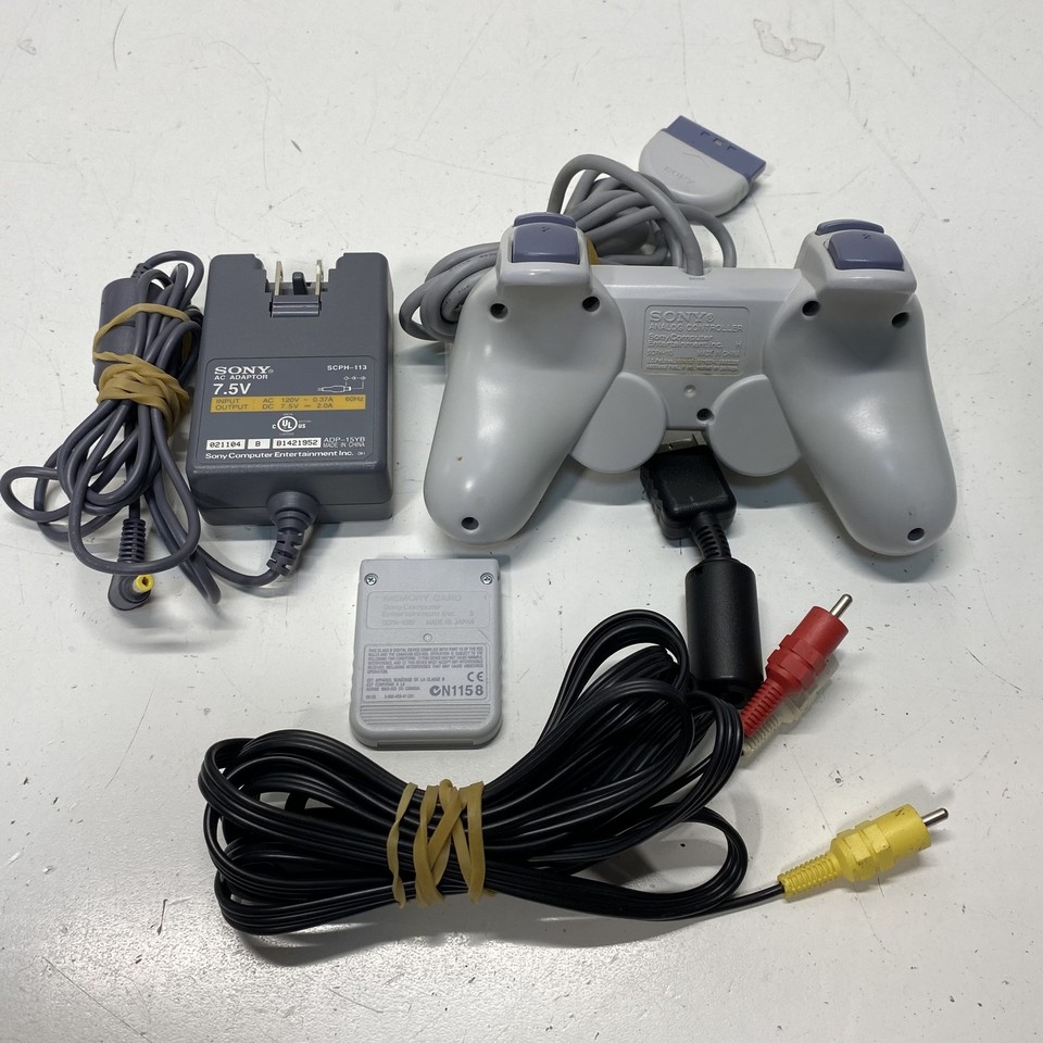 Sony Playstation 1 PSone PS1 SCPH-101 Console Bundle - Gray | eBay