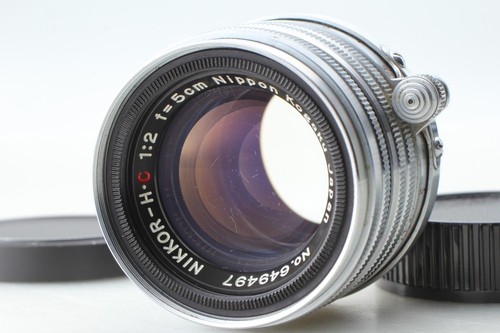 【NEAR MINT】 Nippon Kogaku Nikkor H C 5cm 50mm f/2 Nikon LTM L39 Lens ...