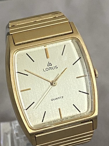 Seiko Tank Lorus Mens - Gents Gold Plated Vintage Dress Watch | eBay